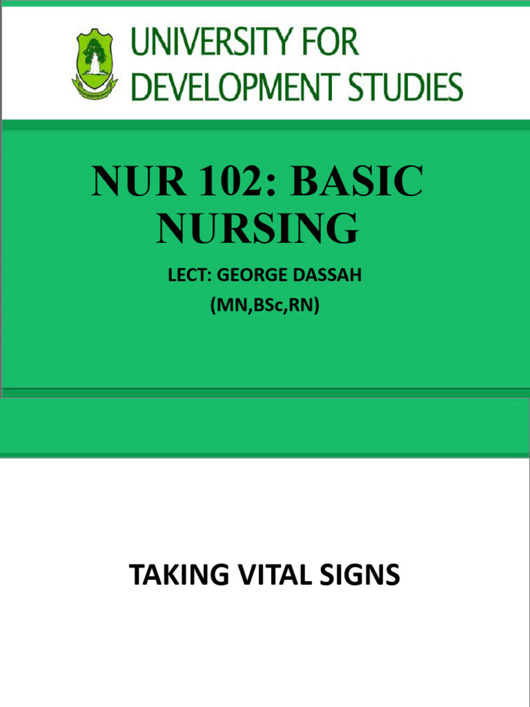 Basic Nursing Vital Signs | PDF | Thermoregulation | Heat Transfer