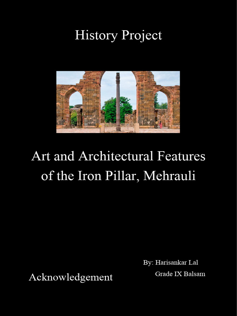 Art and Architecture of Iron Pillar | PDF | Social Science | Art
