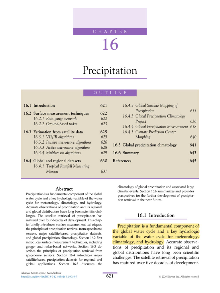 Precipitation | PDF | Precipitation | Radar