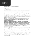 IATF16949+Chapter+3 +Contingency+Plans | PDF | Risk | Simulation