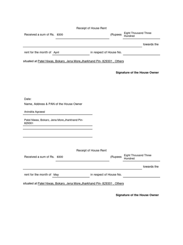 Tax Proof Forms | PDF
