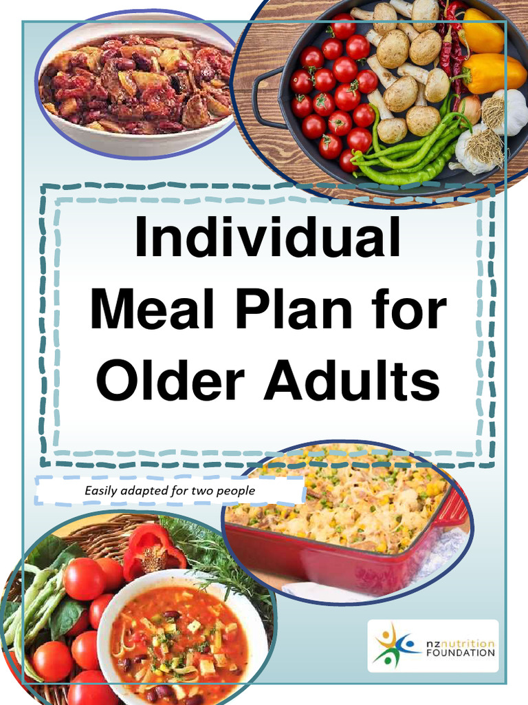 Meal Plan for Healthy Aging Seniors | PDF | Custard | Pasta