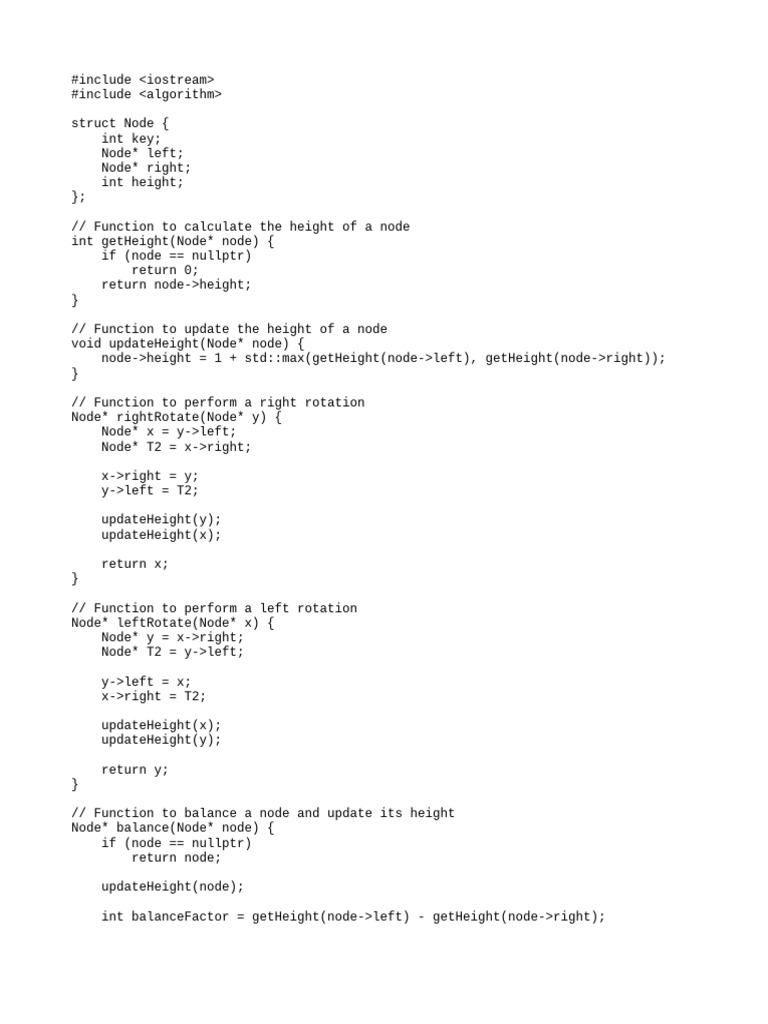 Avl Struct | PDF | Computer Data | Computing Avl Struct | PDF | Computer Data | Computing