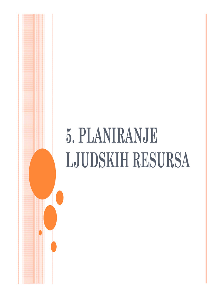 1 - 2 Planiranje Ljudskih Resursa 2022 | PDF