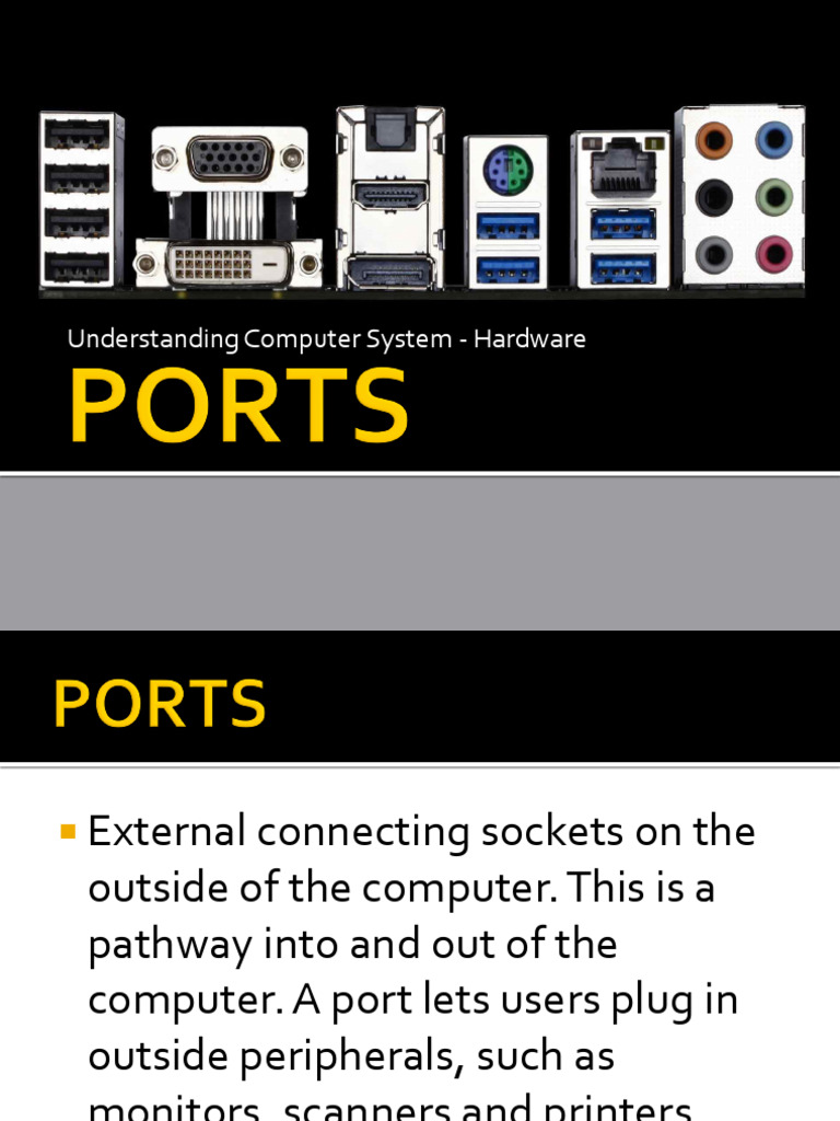PORTS-AND-CABLES | PDF | Usb | Electrical Connector