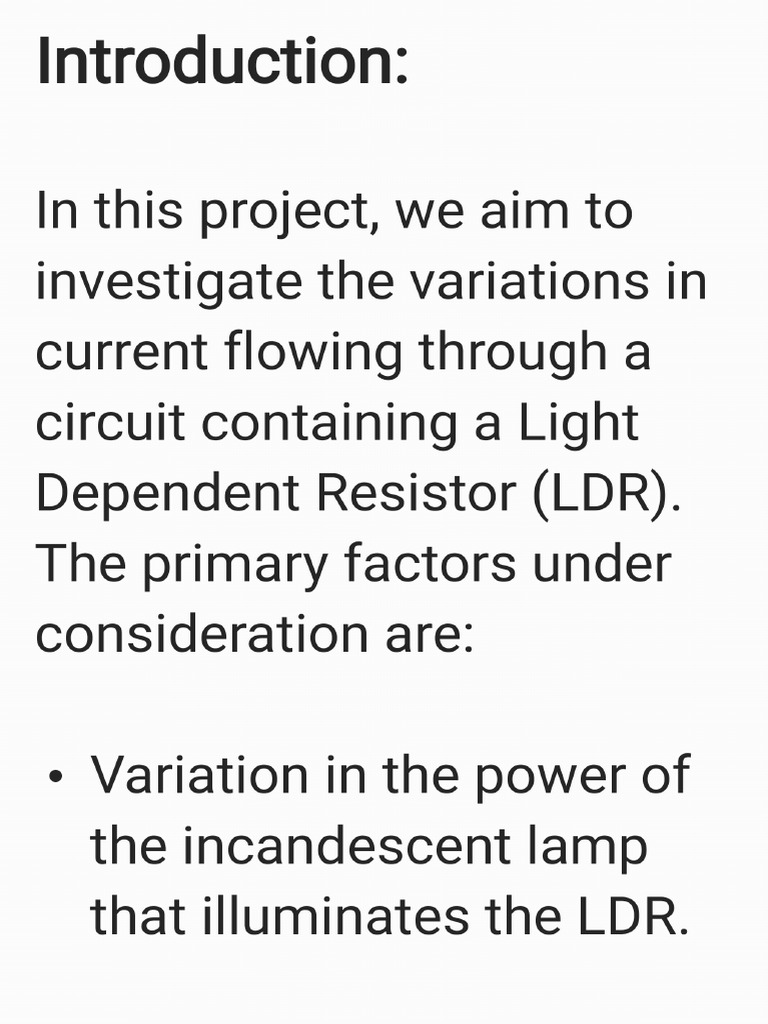 Physics Investigatory Project Class 12th | PDF Physics Investigatory Project Class 12th | PDF