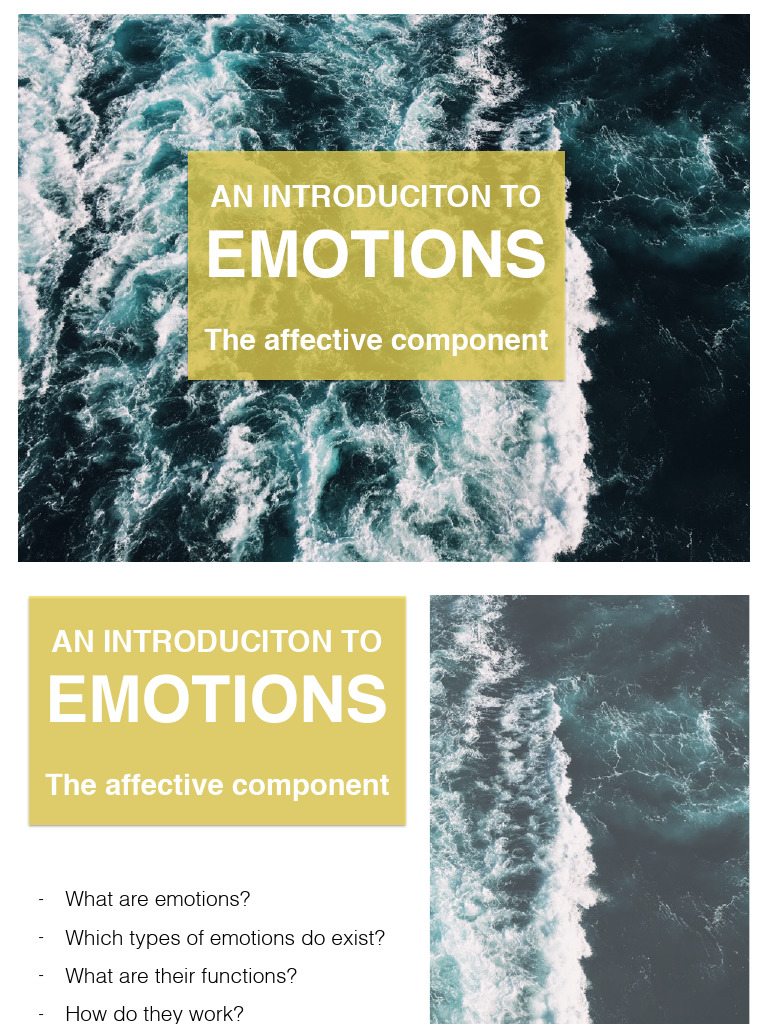Tema5 Emotions | PDF | Emotions | Emotional Intelligence