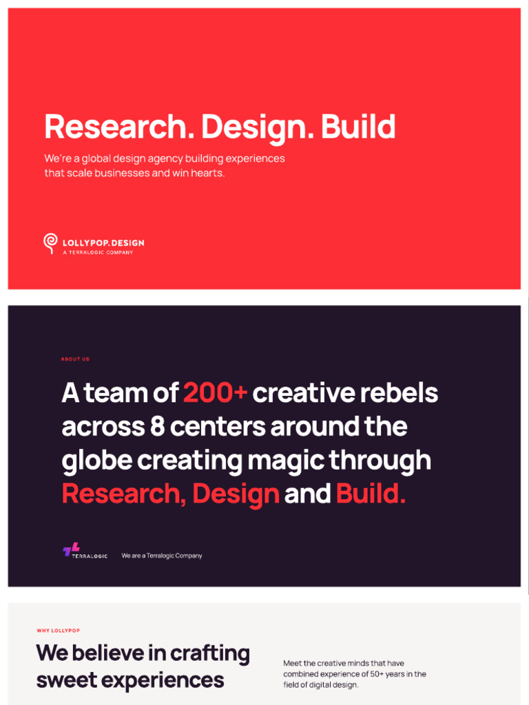 Lollypop Design Capabilities Deck | PDF | Business | Art