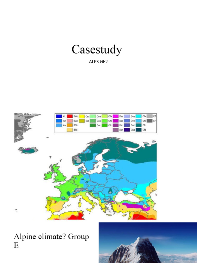 Casestudy Alps | Download Free PDF | Alps | Climate