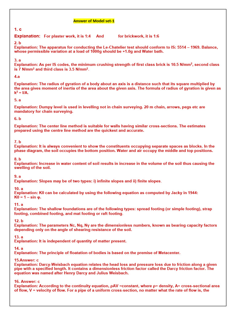 Ans of Model Set-1 PDF - 230905 - 193925 | PDF | Science & Mathematics