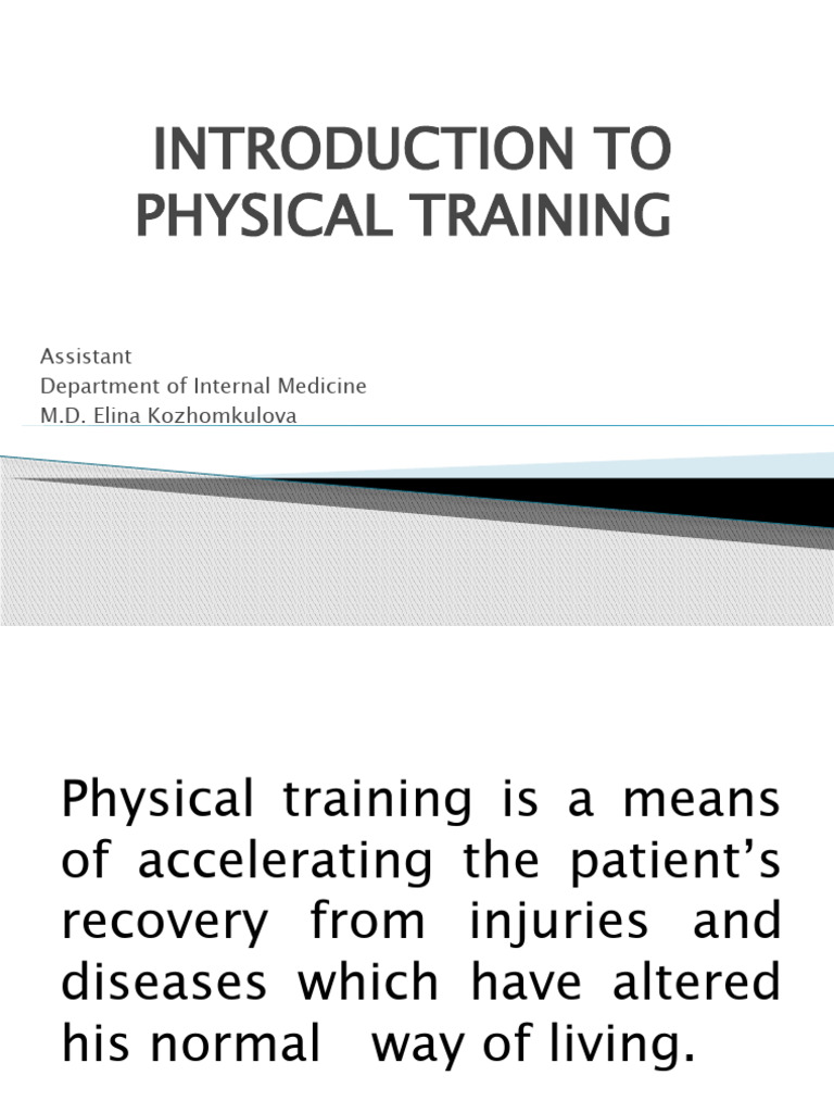 Introduction To Physical Training | PDF | Muscle Contraction | Skeletal ...