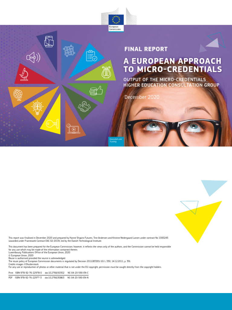 European Approach Micro Credentials Higher Education Consultation Group Output Final Report ...