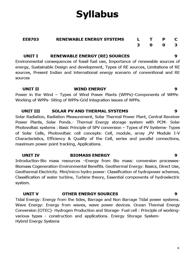 Unit 1 and 2 | PDF | Renewable Energy | Wind Turbine