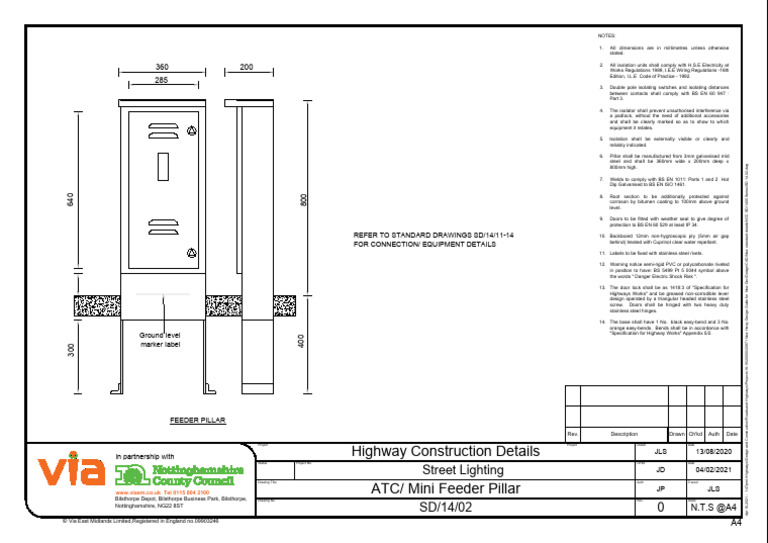sd1402 Atc - Mini Feeder Pillar | PDF | Materials | Building Materials