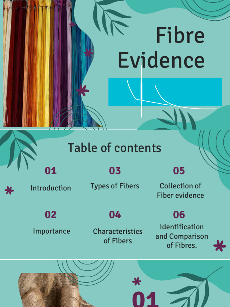 Cloth & Fiber Evidence | PDF | Textiles | Fibers