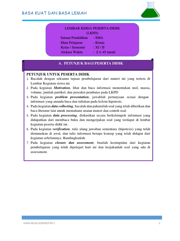 Kekuatan NH4OH dalam Kimia | PDF