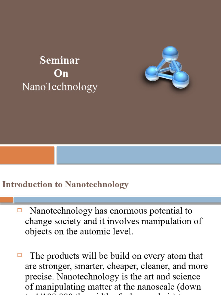 Nanotechnology | PDF | Nanotechnology | Nanoparticle