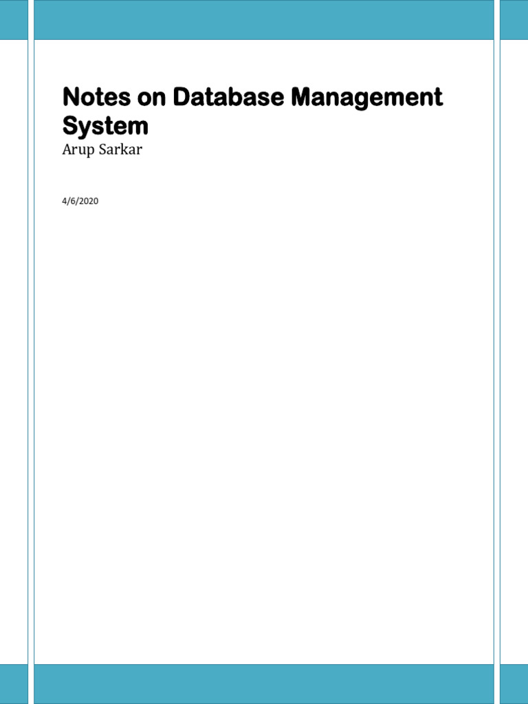 Dbms Seperate Notes | PDF | Databases | Conceptual Model Dbms Seperate Notes | PDF | Databases | Conceptual Model