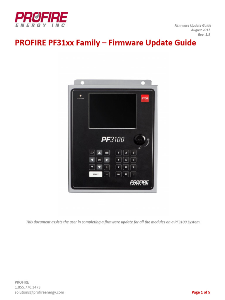 PF31XX Family Firmware Update Guide R1.3 | PDF | Usb Flash Drive | Usb