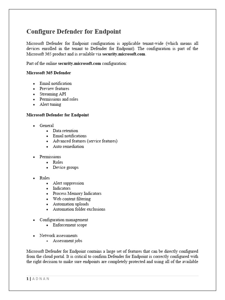 Defender For Endpoint Setup | PDF | Windows Registry | Computer Security