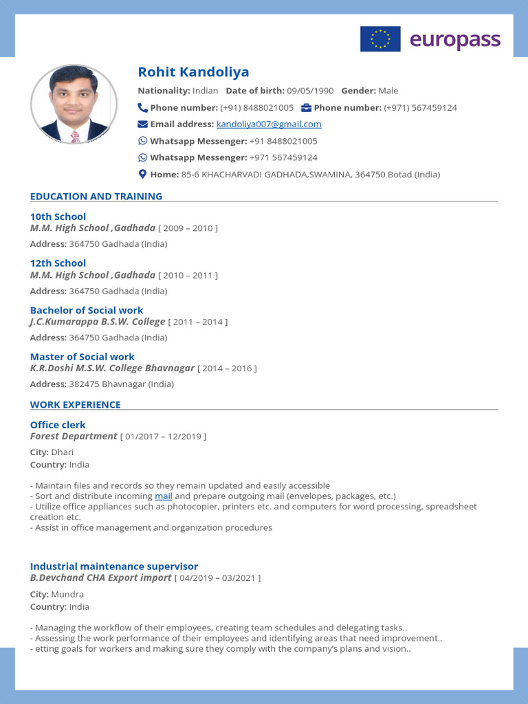 CV - Rohit Kandoliya | PDF