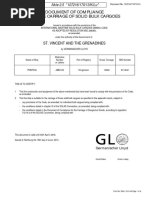 SOLAS Certificates Overview and Types | PDF