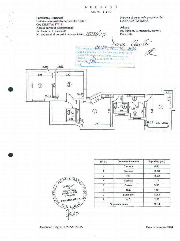 Cadastru Mansardă | PDF