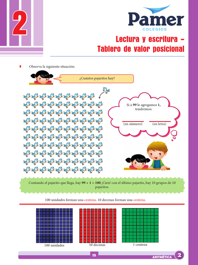 A - P - 2°gr - S2 - Lectura y Escritura-Tablero de Valor Posicional ...