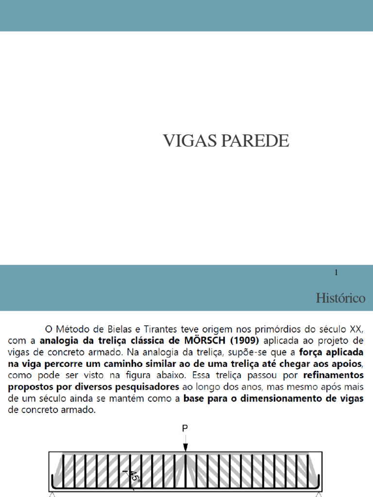 Aula Viga Parede | PDF | Estresse (Mecânica) | Mecânica Clássica