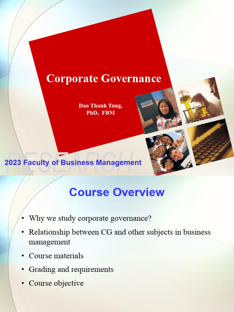 Slides CG1-Đã G P | PDF | Corporate Governance | Board Of Directors