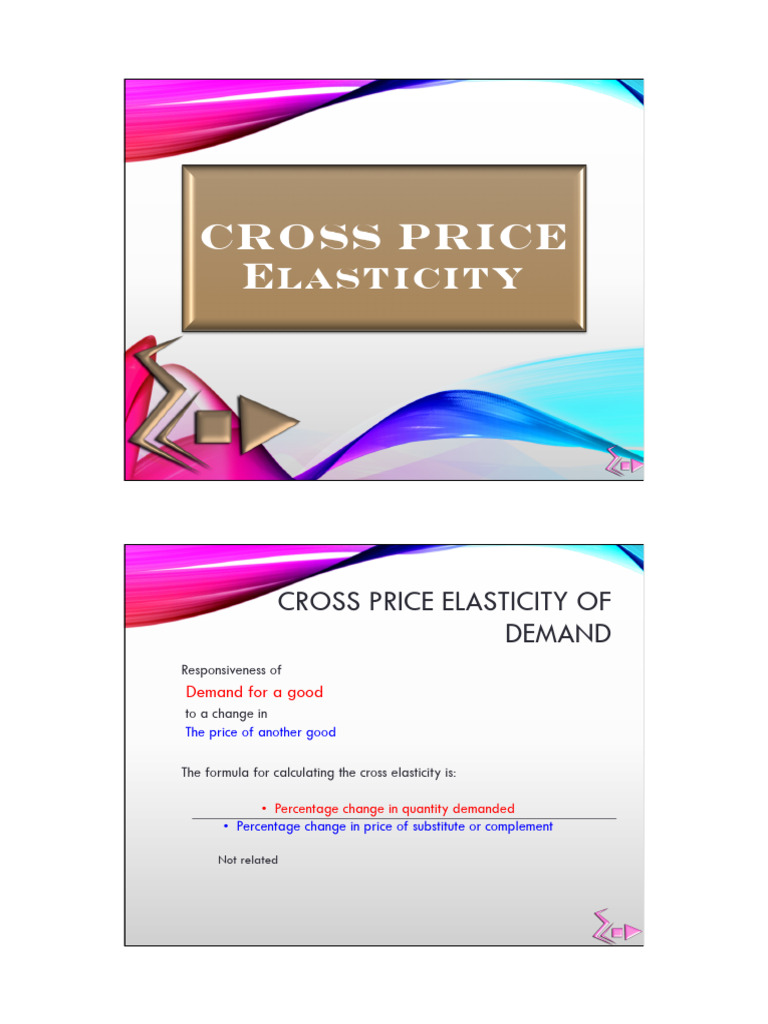 Elasticity 3 | PDF | Elasticity (Economics) | Demand