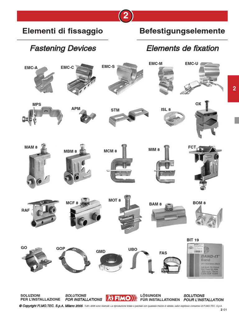 02 - Elementi Fissaggio | PDF
