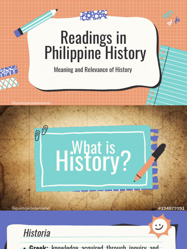 Module 1 (Meaning and Relevance of History) | PDF | Primary Sources | Human Communication