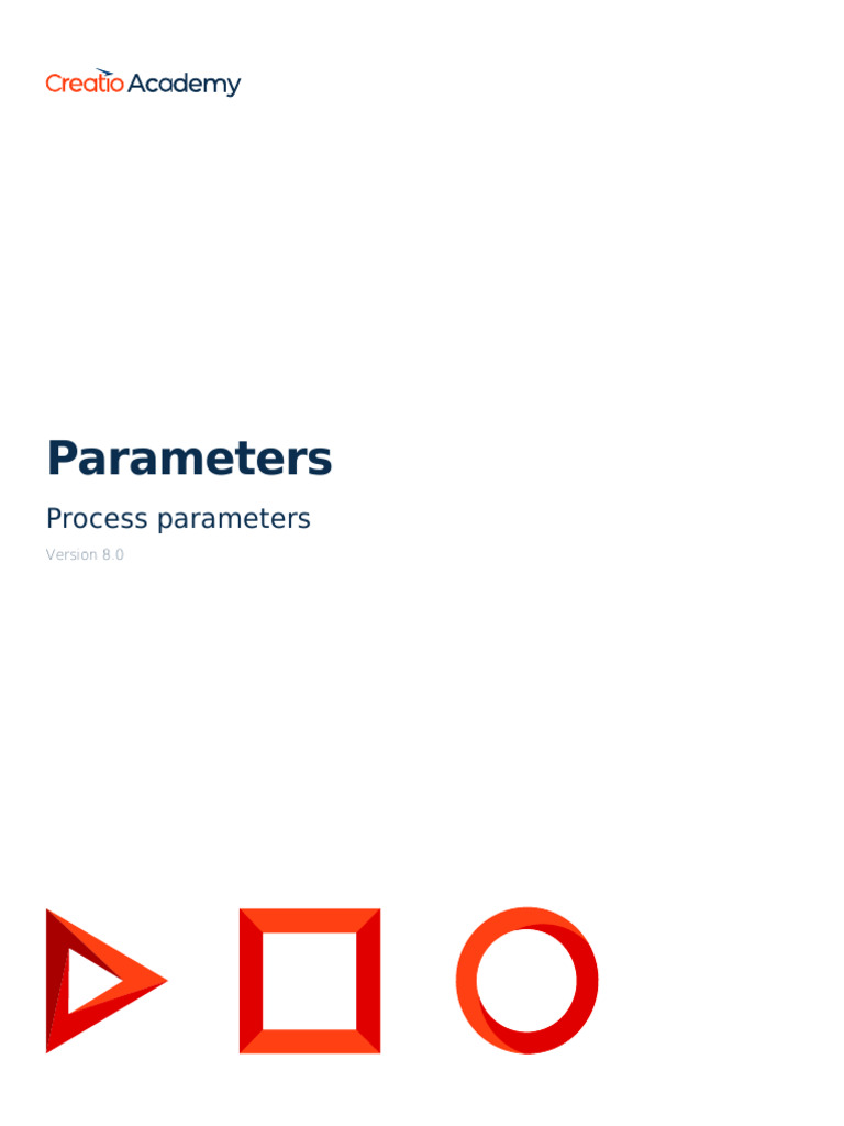 Process Parameters | Download Free PDF | Data Type | Parameter (Computer Programming)