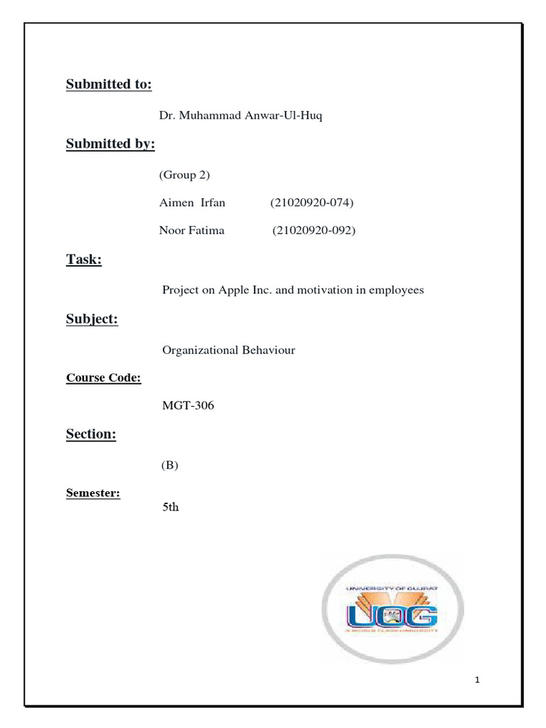 Ob Project 74 | PDF | Motivation | Motivational