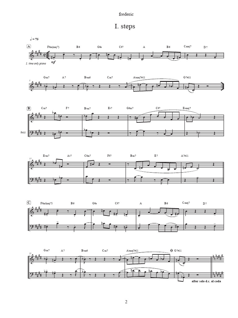 Steps BB - Partitur | PDF