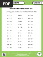 Grade 6 Mental Maths Worksheet 1 | PDF