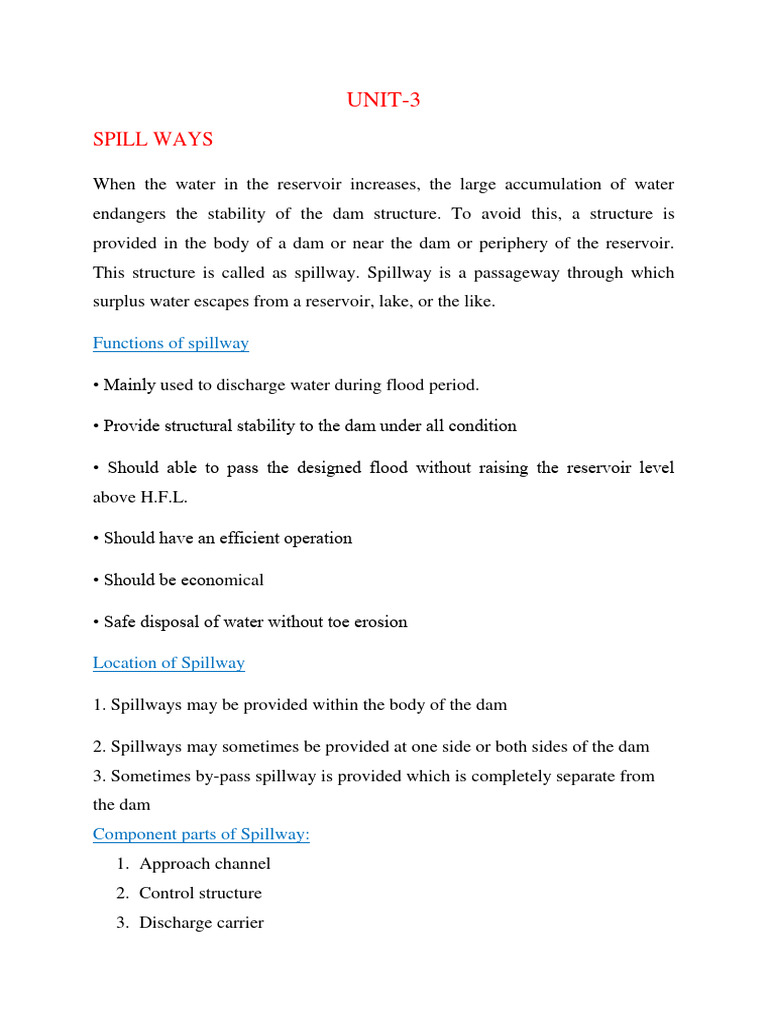 Counterweight | PDF | Spillway | Dam