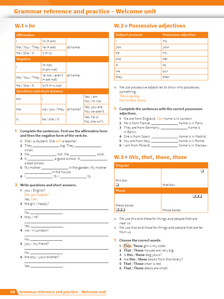 Insight2e Elem Gram Ref Practice | PDF | Adverb | Grammatical Number