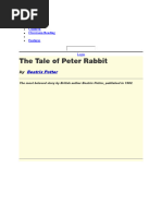 Peter Rabbit by Beatrix Potter | PDF | Peter Rabbit