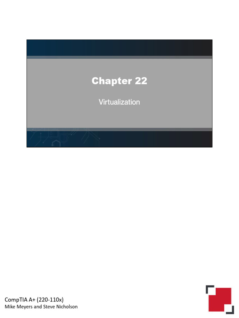 1101 - Chapter 22 Virtualization - Slide Handouts | PDF | Cloud ...