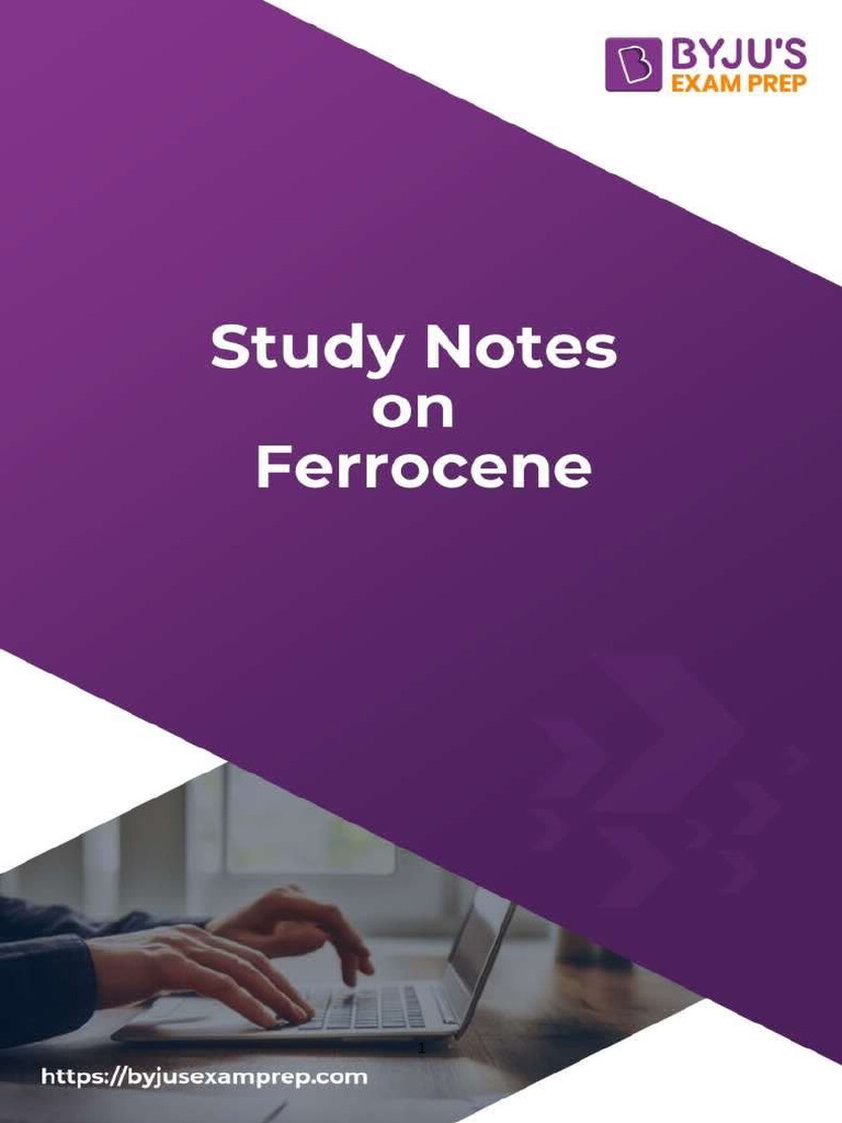 Ferrocene 95 | PDF | Molecular Orbital | Atoms
