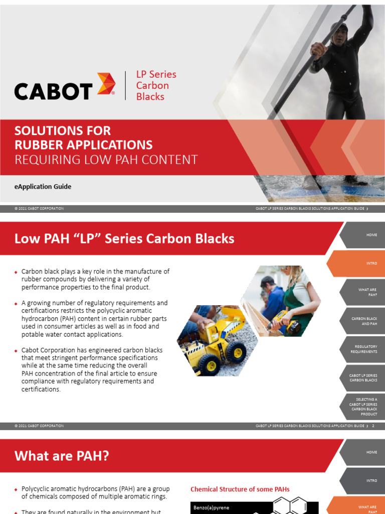 TN - CABOT - Low PAH Rubber Applications - 211015 | PDF | Polycyclic ...