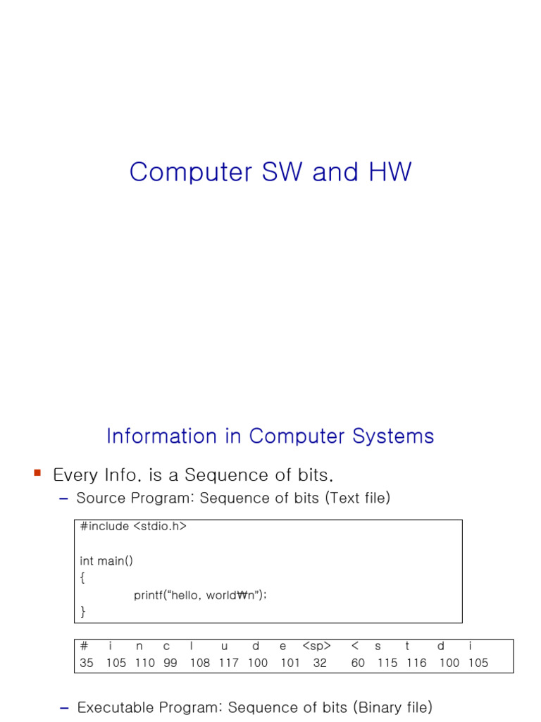 Computer SW and HW | Download Free PDF | Cpu Cache | Computer Data Storage