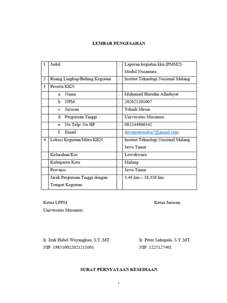 Laporan KKN Modul Nusantara | PDF | Komputer