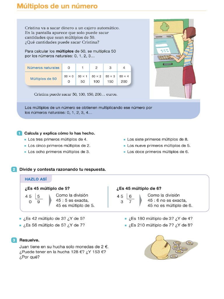 Múltiplos y Divisores | PDF