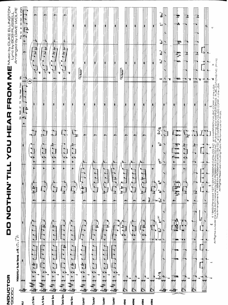 Do Nothing Til You Hear From Me | PDF