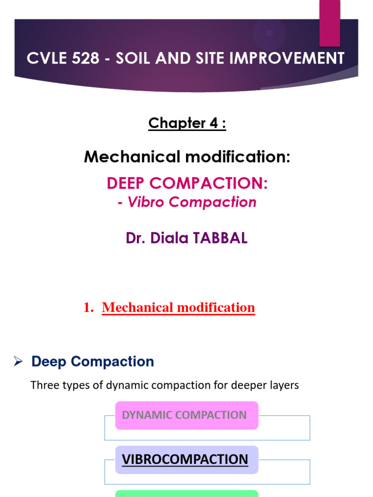 Lecture 4 - Deep VIBRO Compaction | PDF