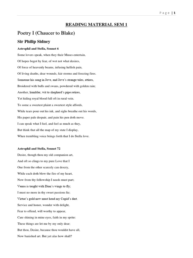 Reading Material Sem 1 | PDF
