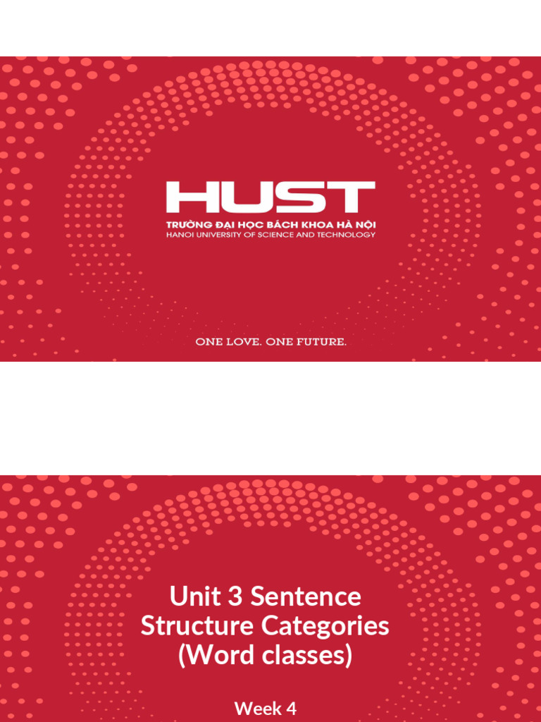 Unit 3 - Sentence Structures - Categories | PDF | Noun | Phrase